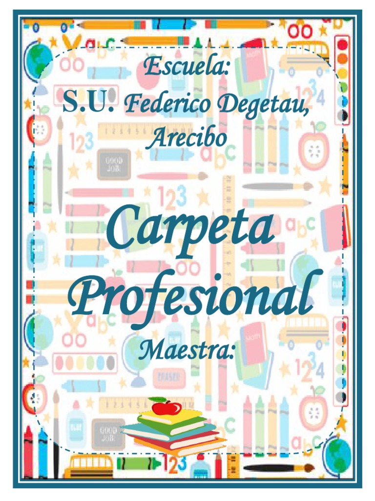 Portada de Carpeta Editable | PDF