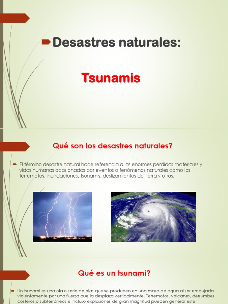 Presentación 1 | PDF | Tsunami | Geofísica
