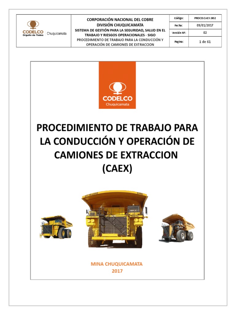 CAEX_2016 (REPARADO) | Neumático | Comunicación | Prueba gratuita de 30 ...