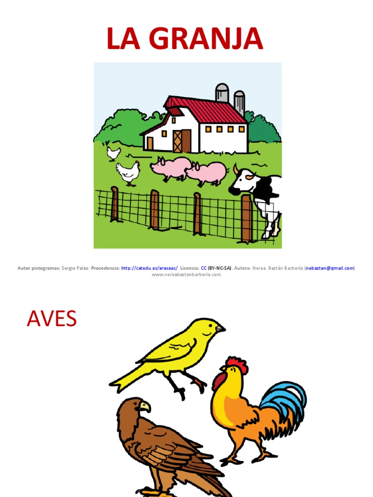 Animales Granja Onomatopeyas | PDF | Conceptos biologicos | Organismos