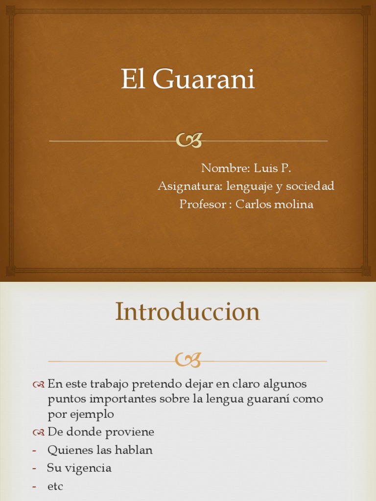 El Guarani | PDF | Paraguay | Los símbolos