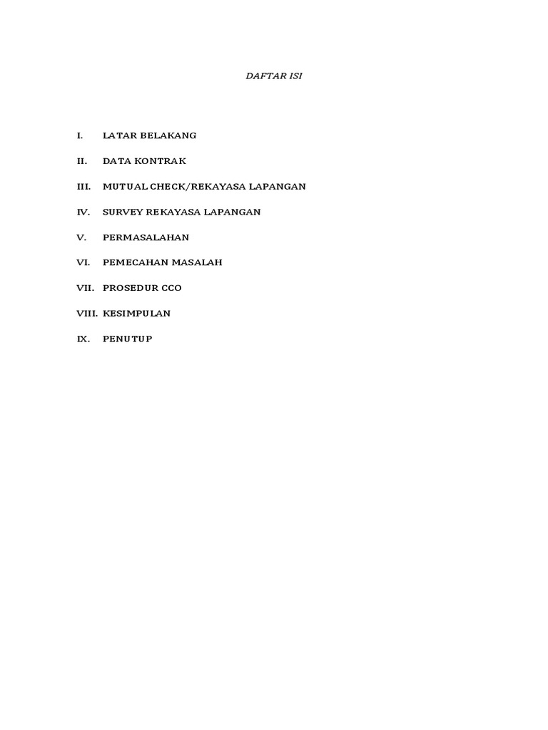 Contoh Justifikasi Teknik | PDF