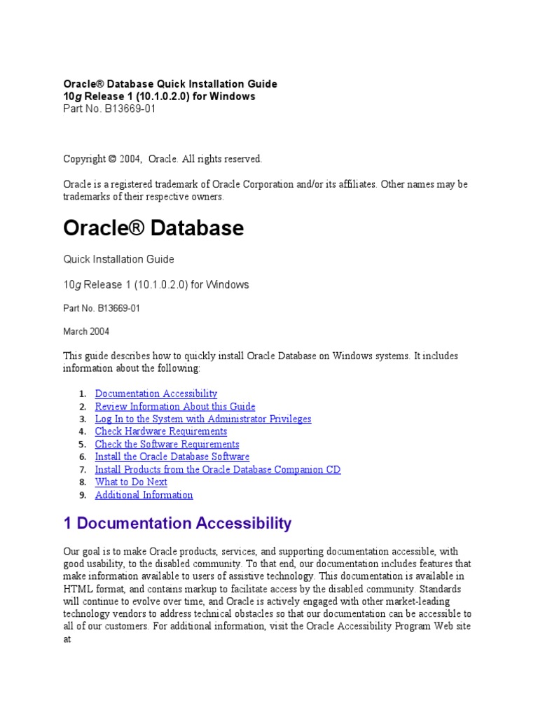 Oracle Installation Procedure | PDF | Databases | Oracle Database