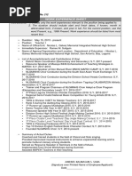 CS Form No. 212 Attachment - Work Experience Sheet.docx | Human ...