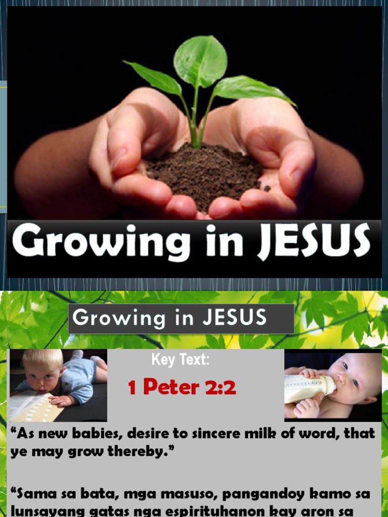 Growing in JESUS | PDF