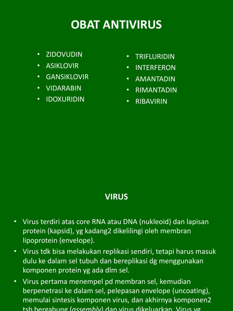 Obat Antivirus | PDF
