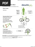 Bianchi Road Bike Sizing Chart | PDF | Sustainable Transport | Cycle Sport