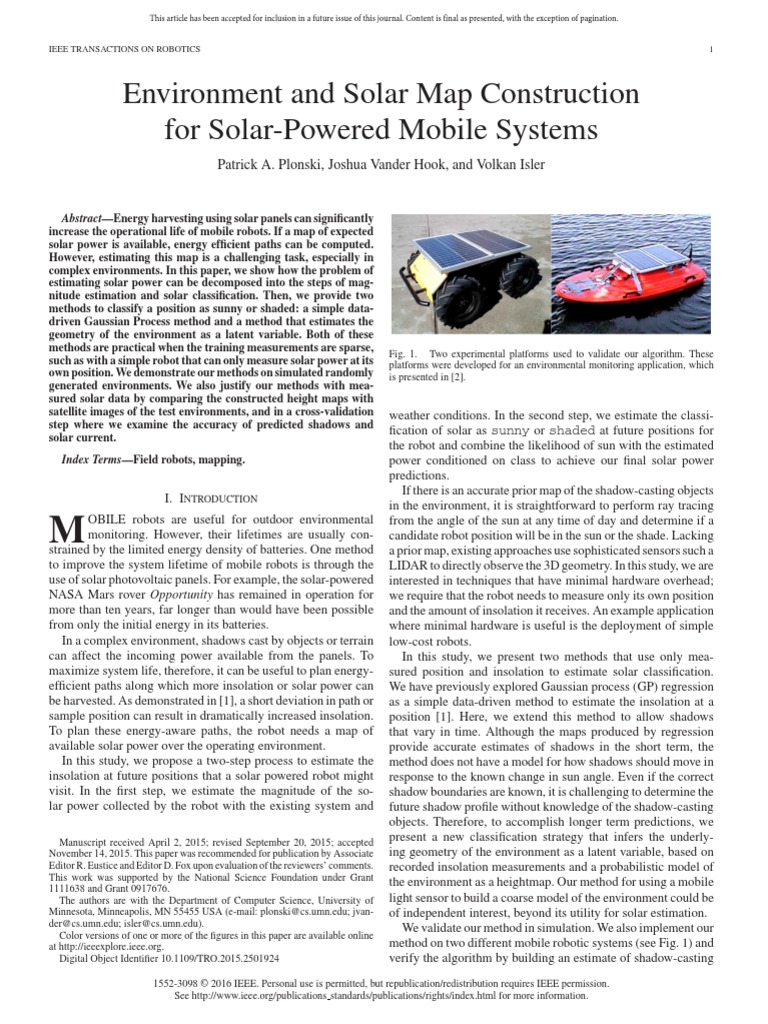 12.environment and Solar Map Construction For Solar-Powered Mobile ...
