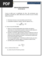 Essai Au Bleu de Méthylène (NF EN 933-9) | PDF | Adsorption | Masse