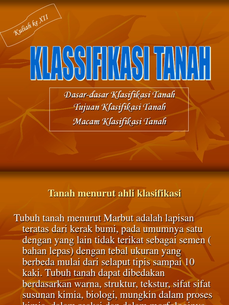 DDIT-13 - Klasifikasi Tanah | PDF | Ilmu Sosial | Kajian Bahasa Asing