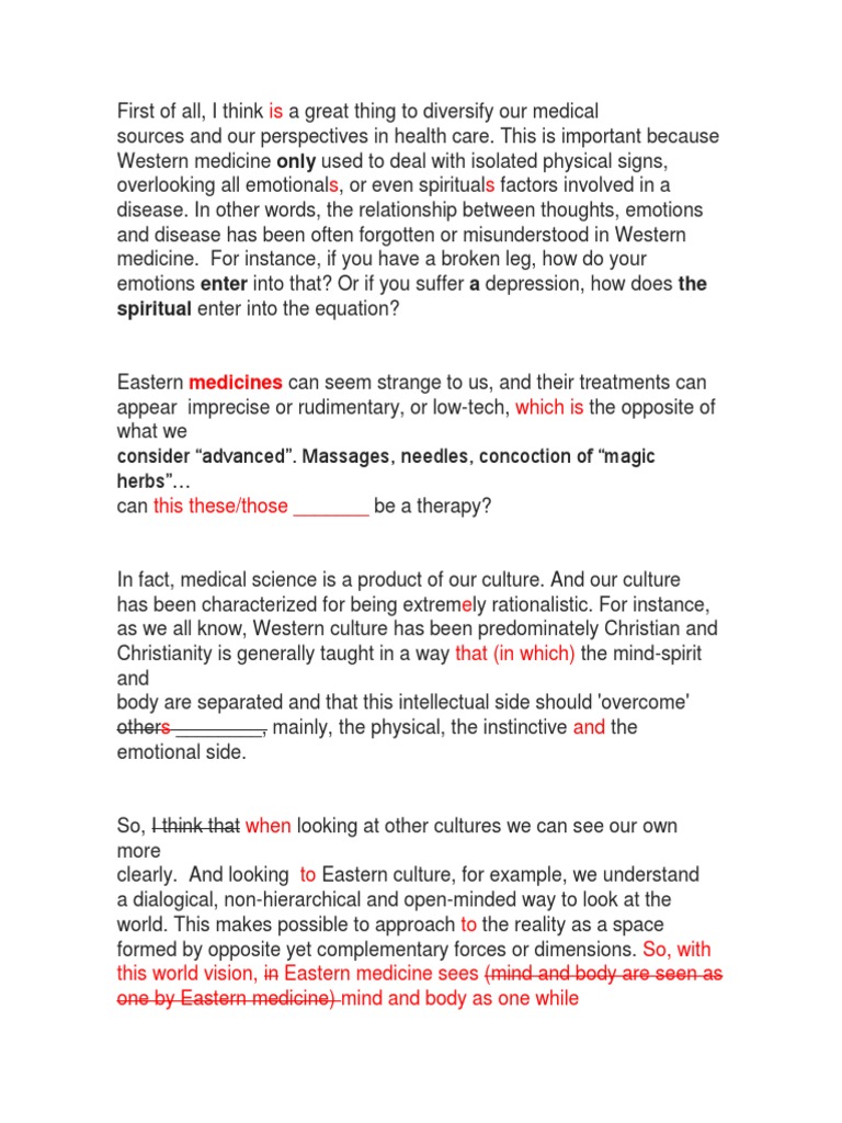 Spiritual Enter Into The Equation?: Medicines | PDF