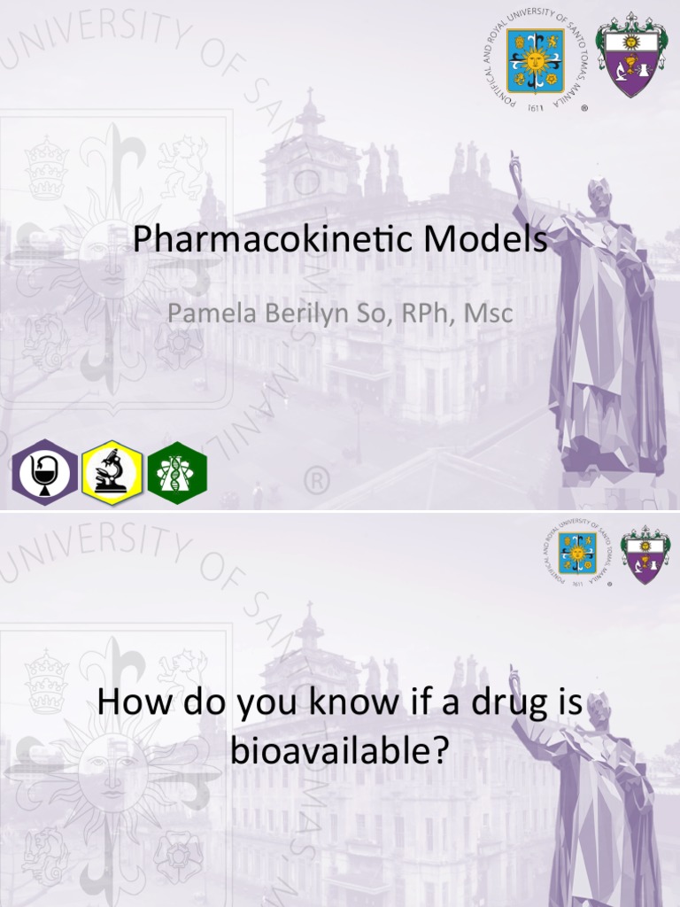 Pharmacokinetic Models Notes | Pharmacokinetics | Pharmacy