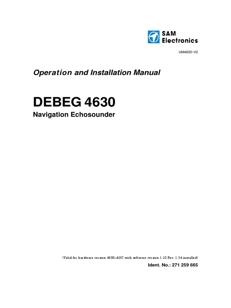 Debeg 4630 Manual | PDF | Electrical Connector | Backlight