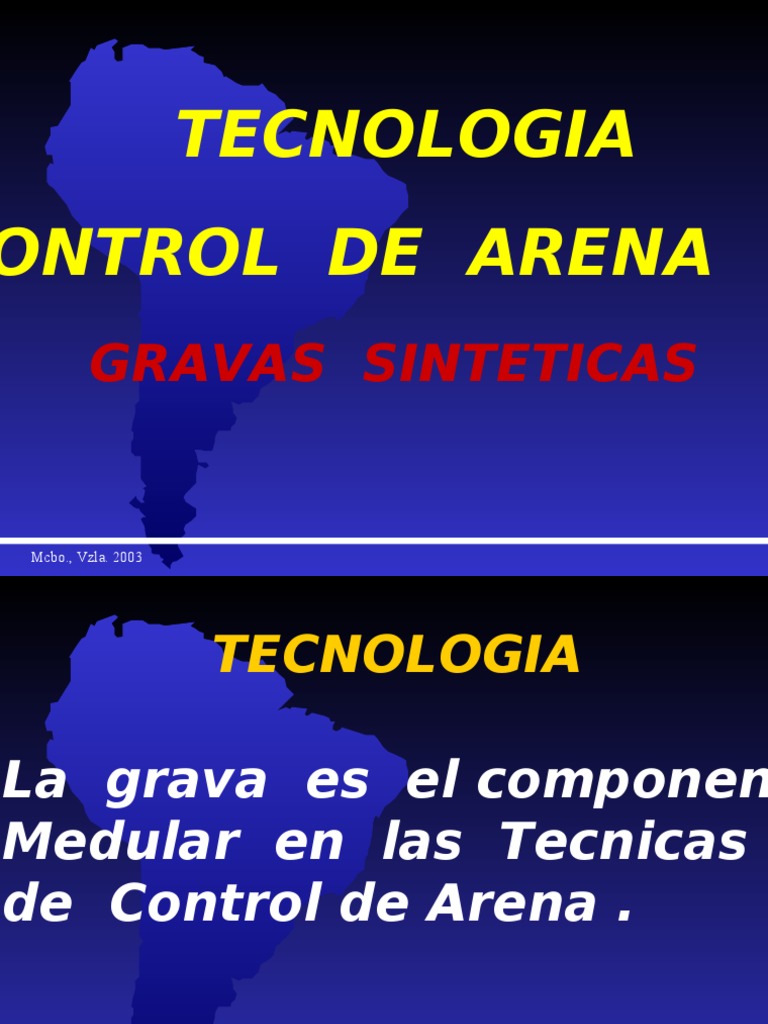 Control De Arena Pdf Química Ciencias Fisicas