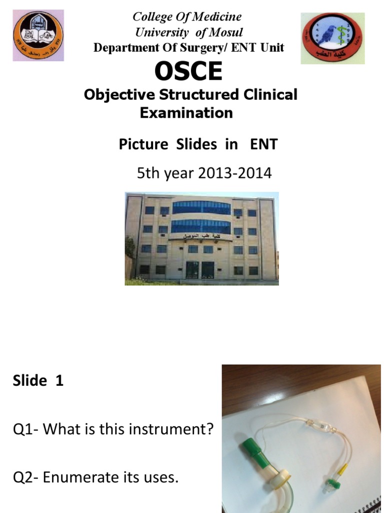 Picture Slides in ENT: 5th Year 2013-2014 | PDF