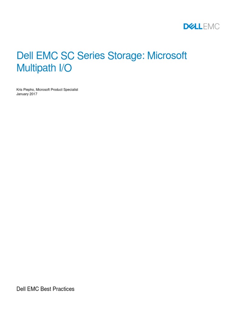 Microsoft MPIO Best Practices (CML1004) v13 | PDF | Port (Computer ...