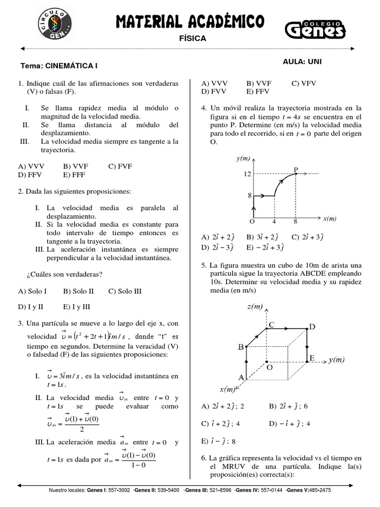 Círculo Uni. | PDF | Velocidad | Movimiento (física)