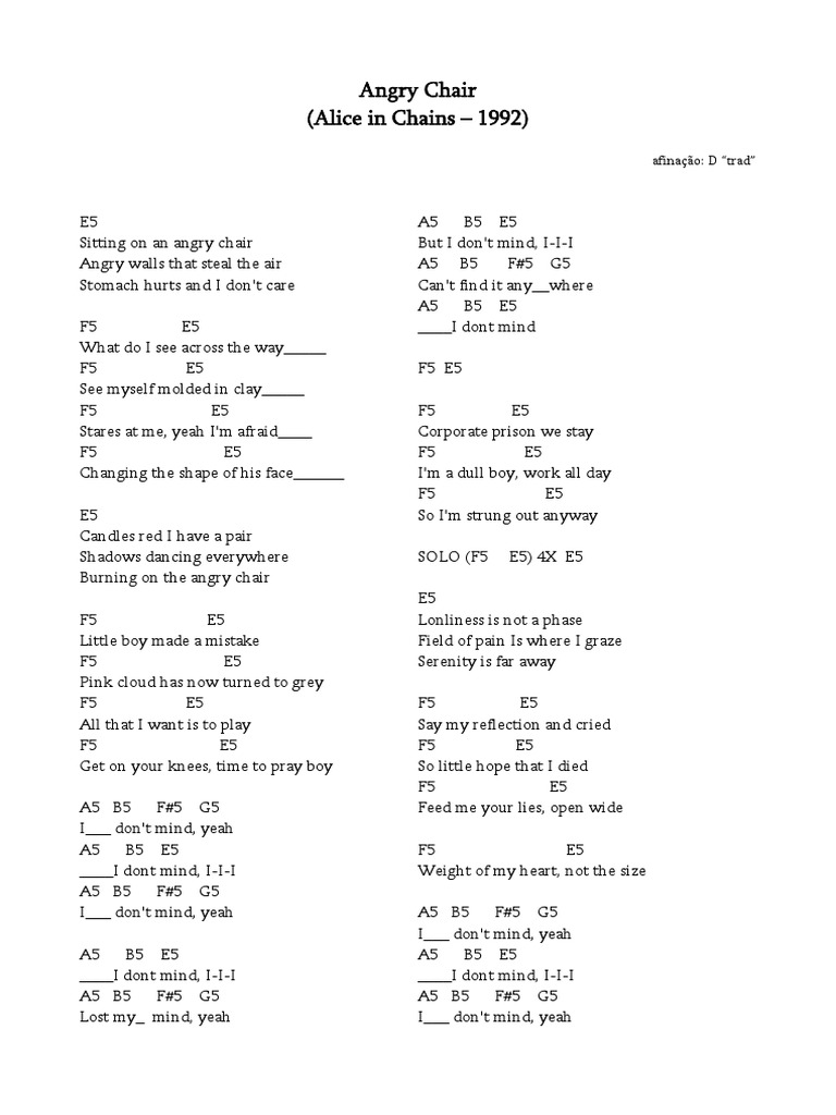 Angry Chair | PDF | Leisure