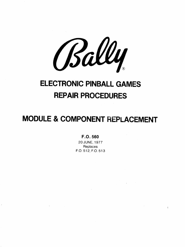 Bally Troubleshooting Guide | PDF