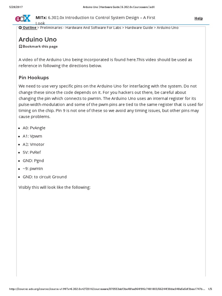 Arduino Uno Notes 1 | PDF