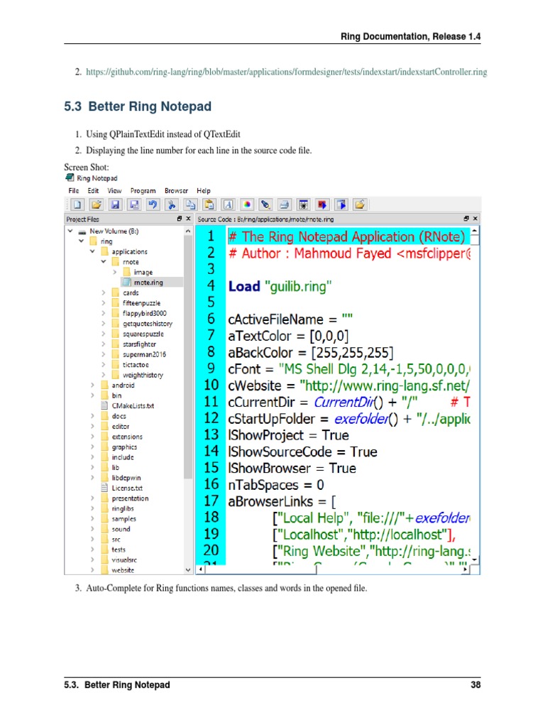 The Ring Programming Language Version 1.4 Book - Part 3 of 30 | PDF | C ...