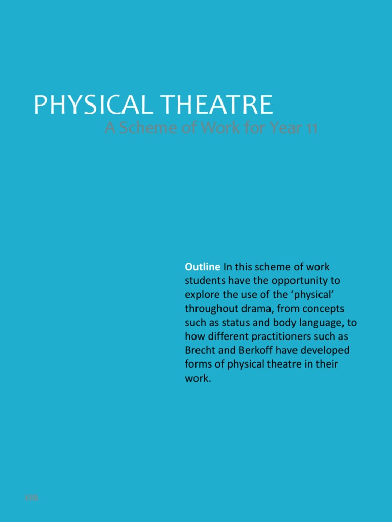 PHYSICAL THEATRE.pdf | Body Language | Improvisation
