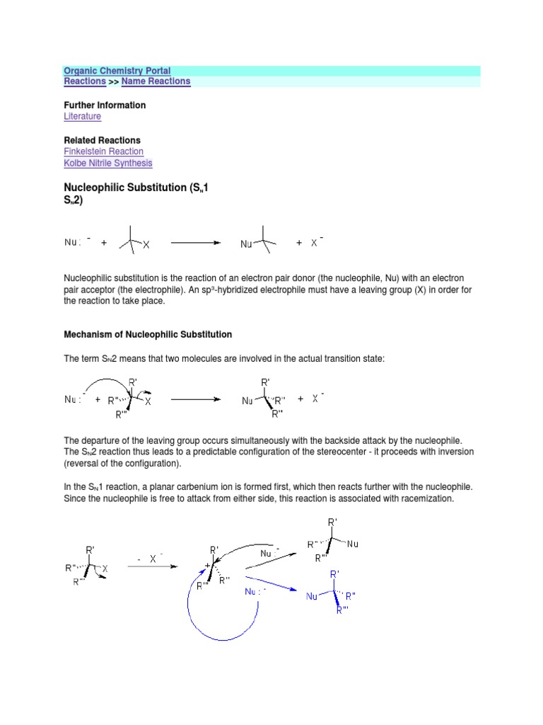 Organic Chemistry Portal | PDF | Chemical Reactions | Physical Chemistry