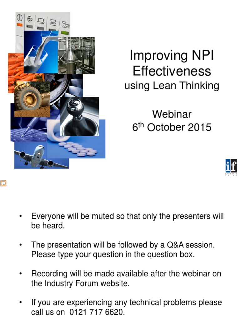 Improving NPI Process Effectivness Using Lean Thinking | PDF | Lean ...
