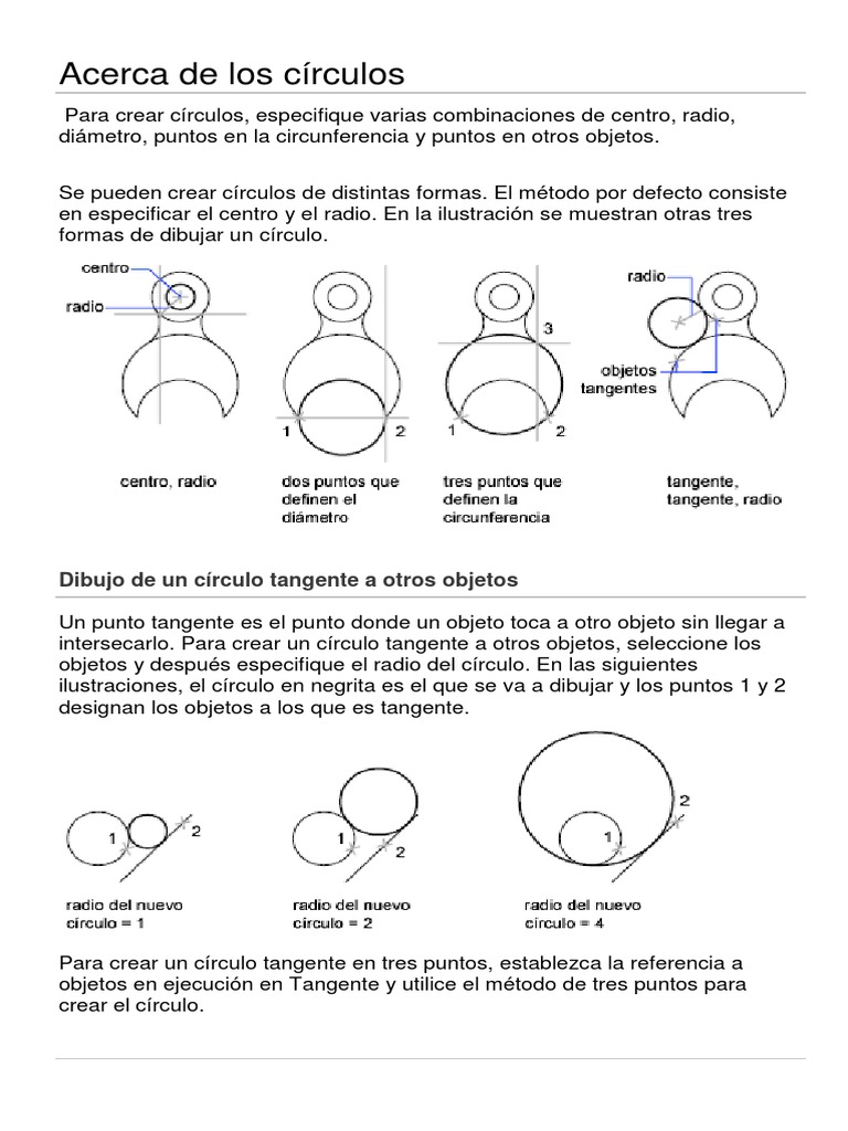Acerca de Los Círculos y Lineas Curvas | PDF | Tangente | Espacio