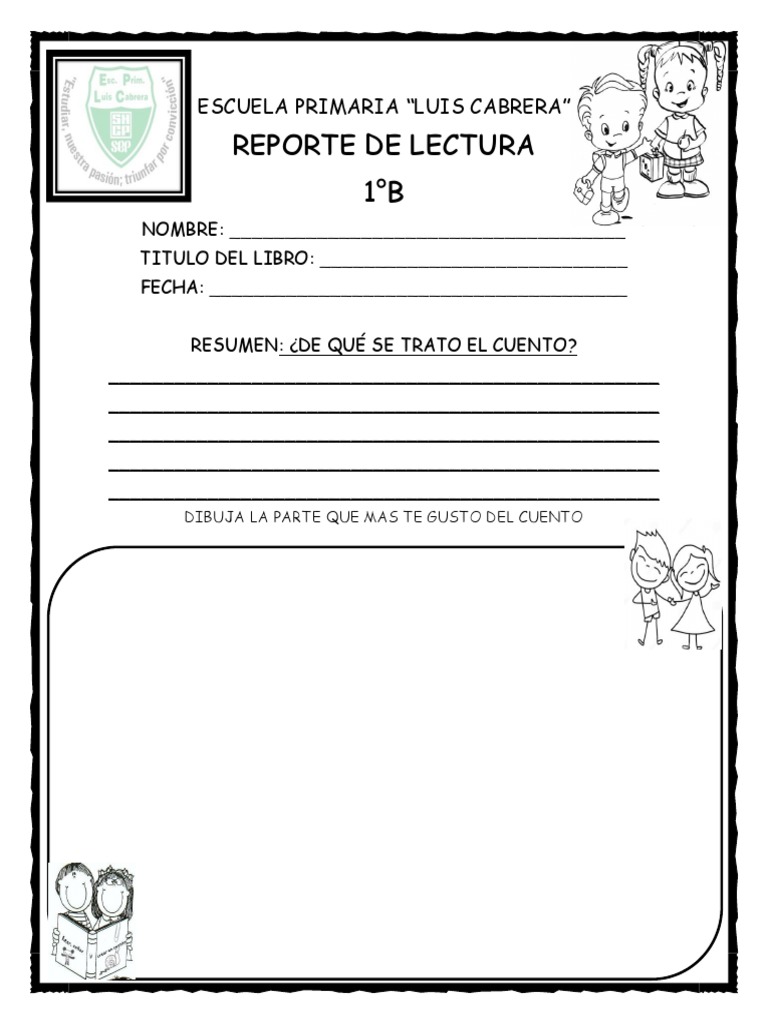 Reporte de Lectura Primero b