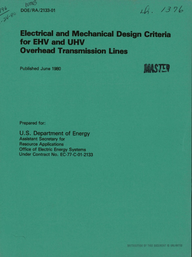 DPE OHL Electrical and Mechanical | PDF | Electric Power Transmission ...