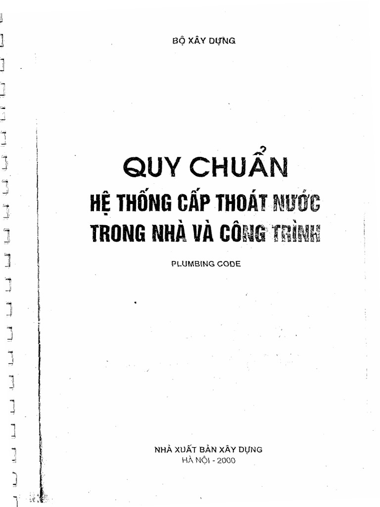 VN 2000 Plumbing Code of Vietnam (Noted) PDF | PDF