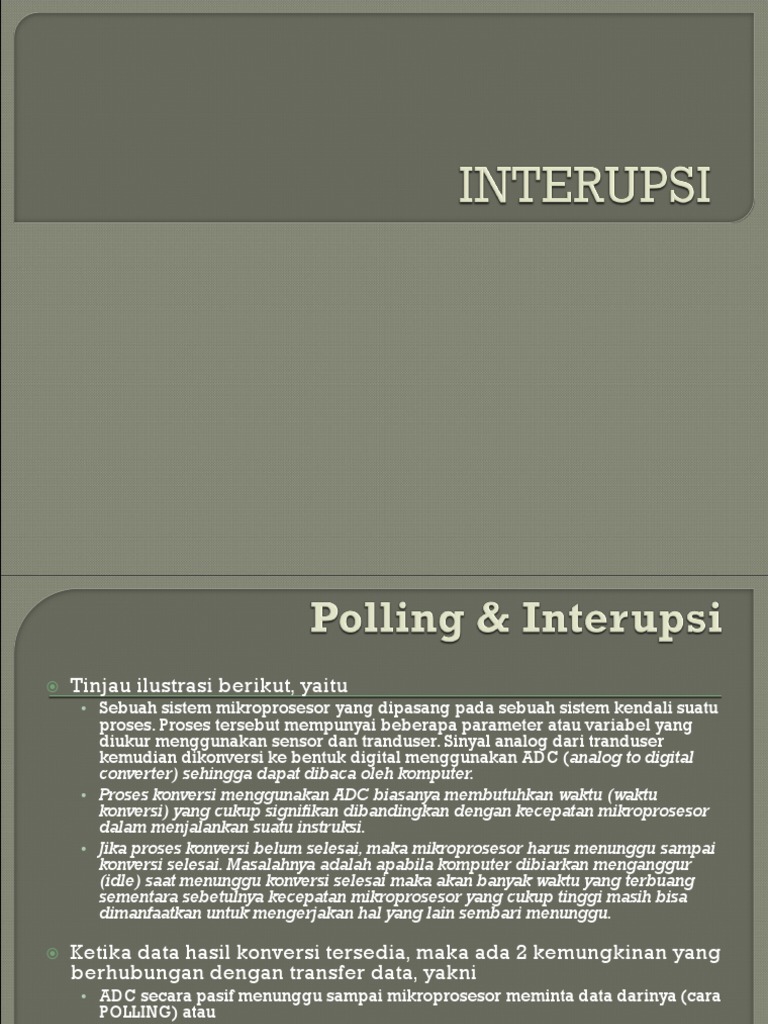 Interupsi Dan DMA | PDF