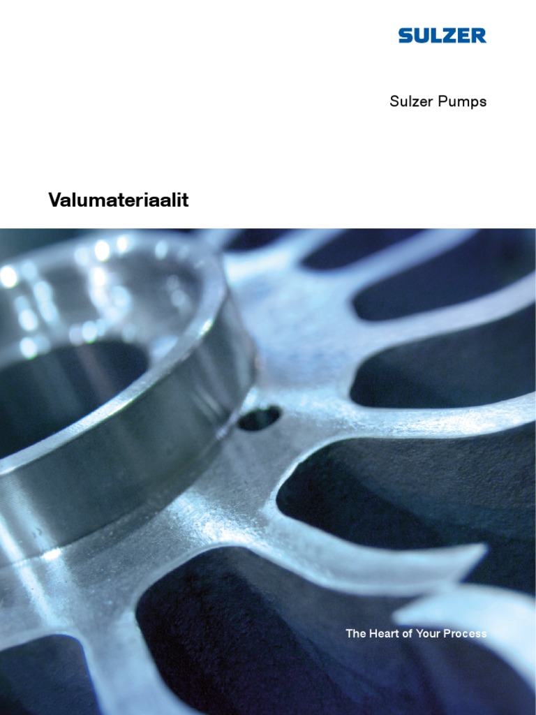 SULZER Pumps Cast Materials | PDF