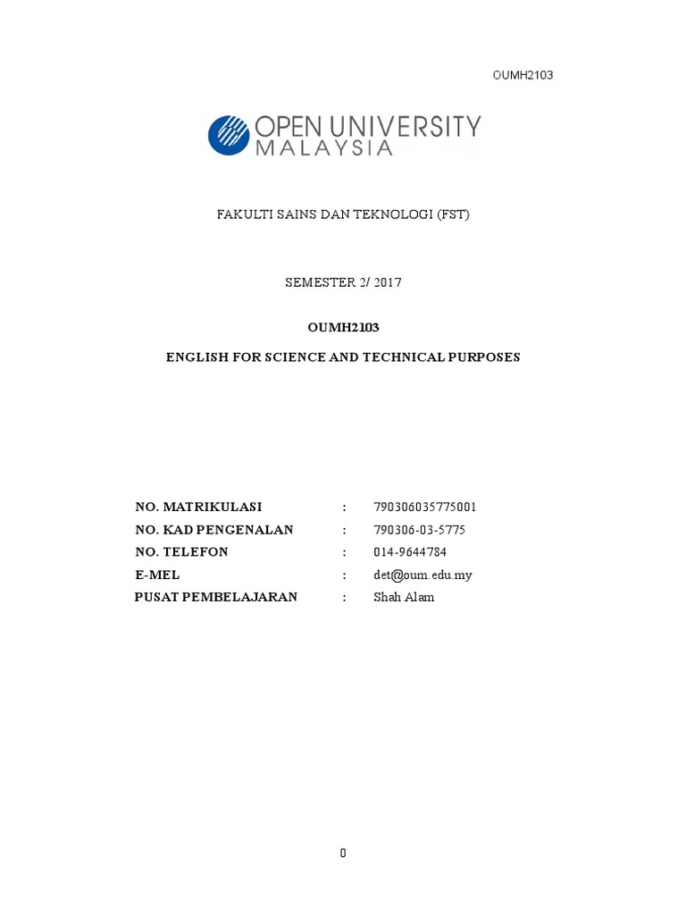 Assignment 1 OUM v02 | PDF | Renewable Energy | Energy Development