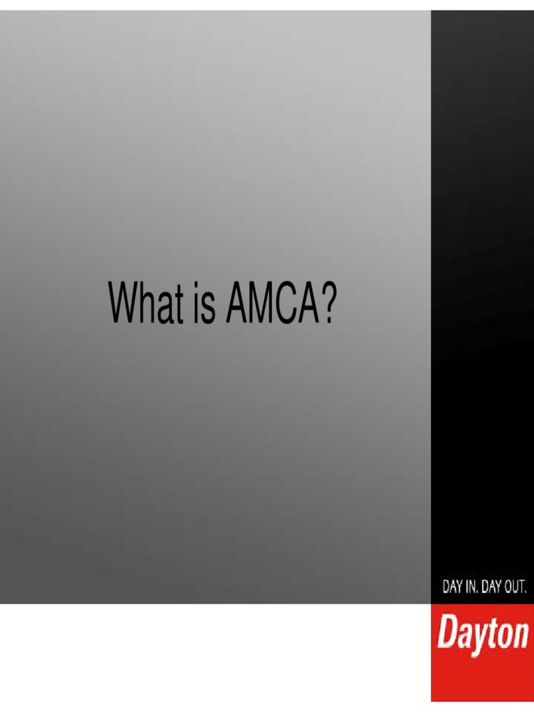 Understanding AMCA Standards for HVAC | PDF
