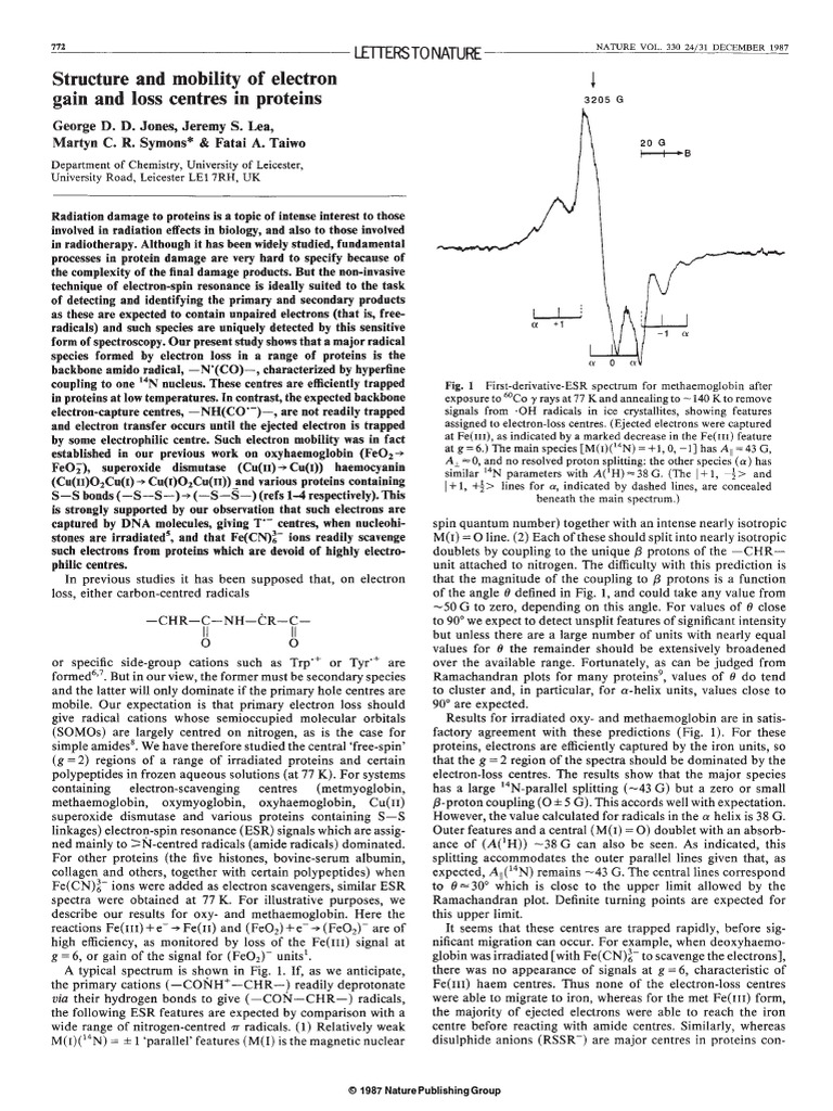 © 1987 Nature Publishing Group | PDF