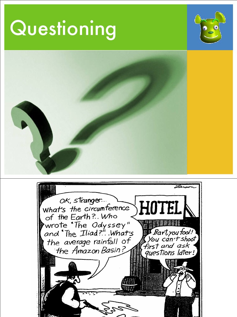 Questioning Workshop | PDF | Question | Epistemology