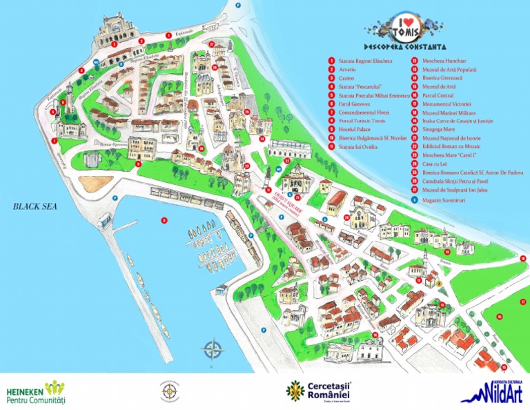 Pliant Harta Peninsula Constanta | PDF