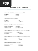 ICT - Question Bank (Basic Computer) | PDF | Computer Data Storage | Input/Output