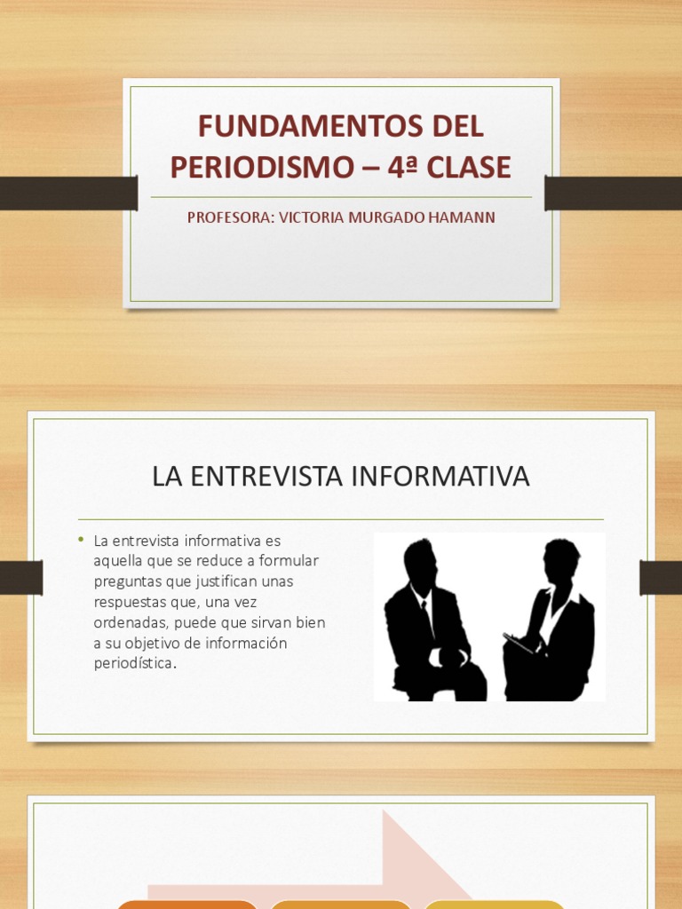 La Entrevista Informativa | PDF