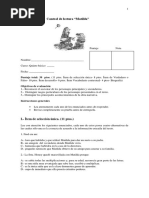 Prueba Matilda 5º | PDF | Lectura (proceso) | Idiomas