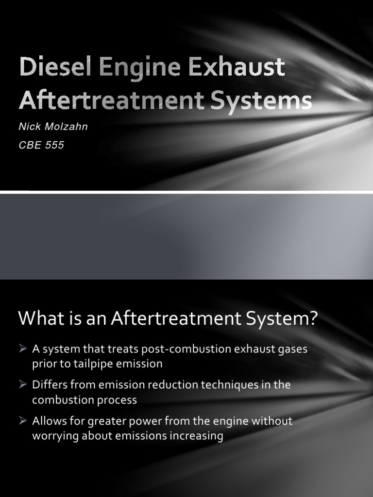 Diesel Engine Exhaust Aftertreatment Systems | PDF | Exhaust Gas | N Ox