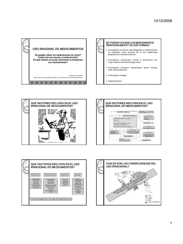 01 - 2009 - CLASE URM Urso Irracional | PDF | Droga generica | Medicamentos con receta
