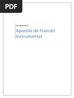 Francês Apostila 1 | PDF | Linguística | Comunicação humana