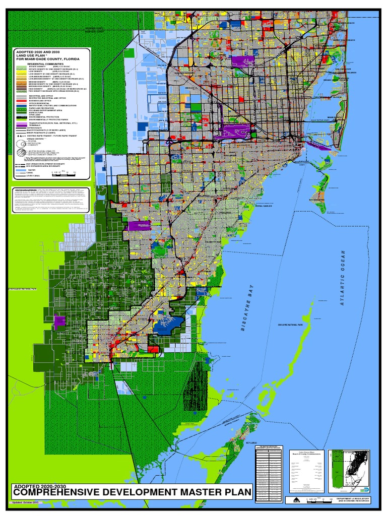 Adopted 2020 and 2030 Land Use Plan Map | Miami Dade County