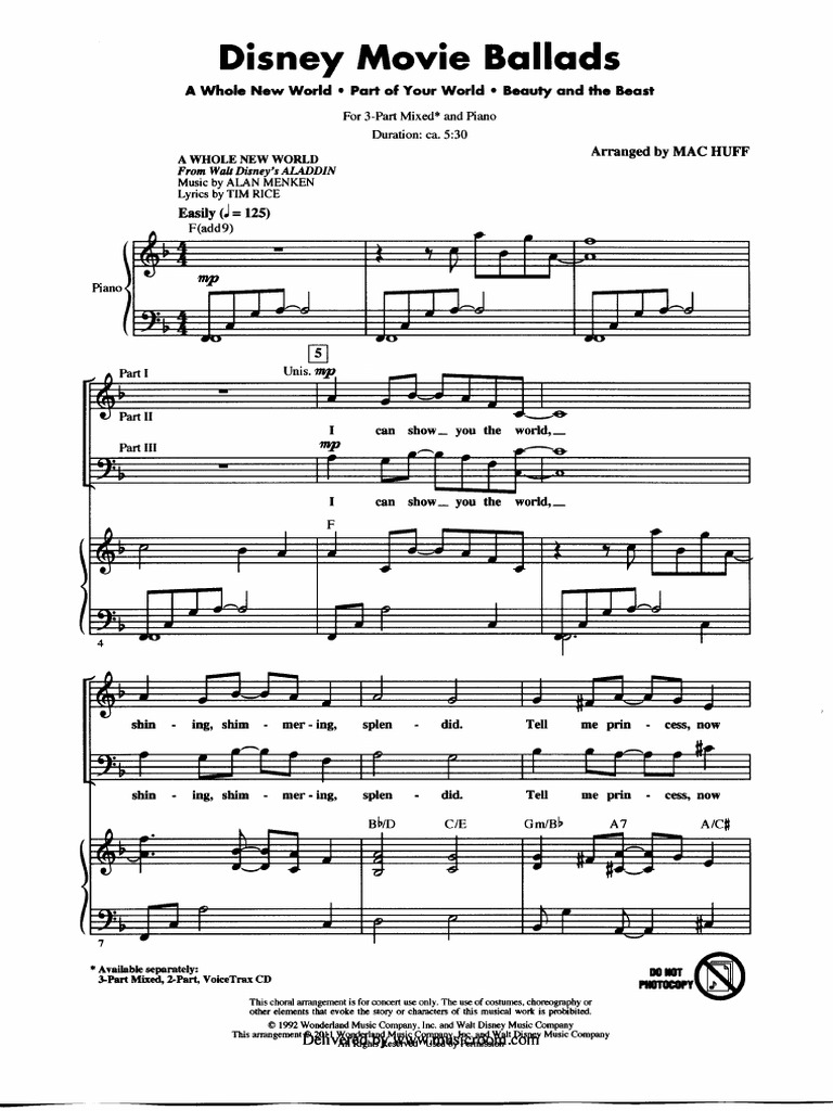 8 - Disney-Medley PDF | PDF