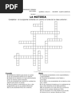 Sopa de Letras Materia | PDF