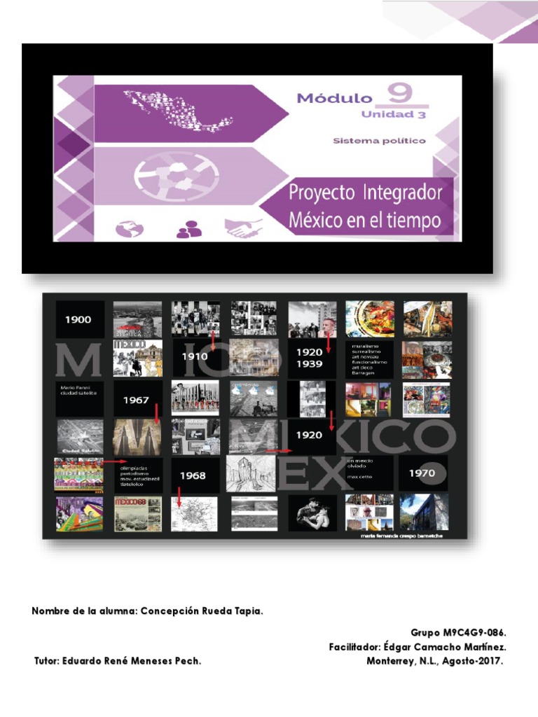 Módulo 9 Proyecto Integrador México en El Tiempo | PDF | México ...