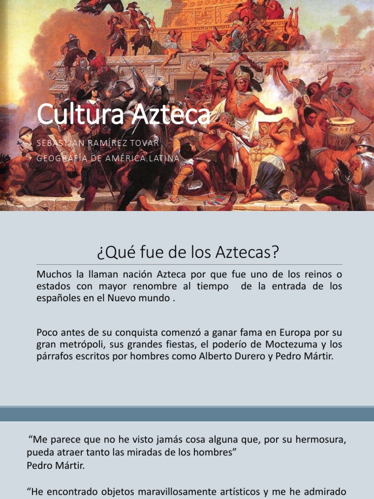 Cultura Azteca | PDF | azteca | Mesoamérica